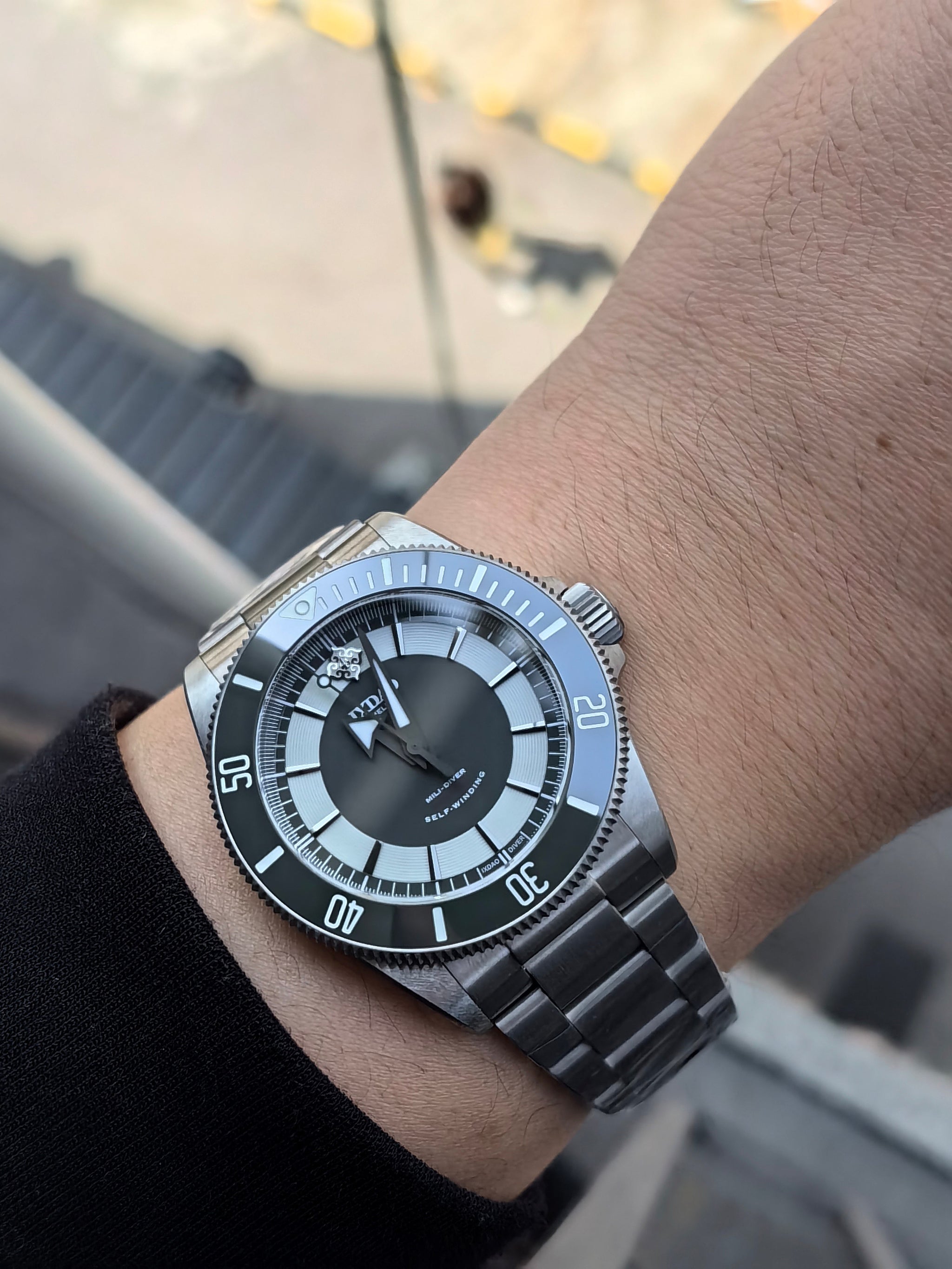 IXDAO Titanium 39mm Automatic Dive Watch-New dial – IXDAO Watch ...